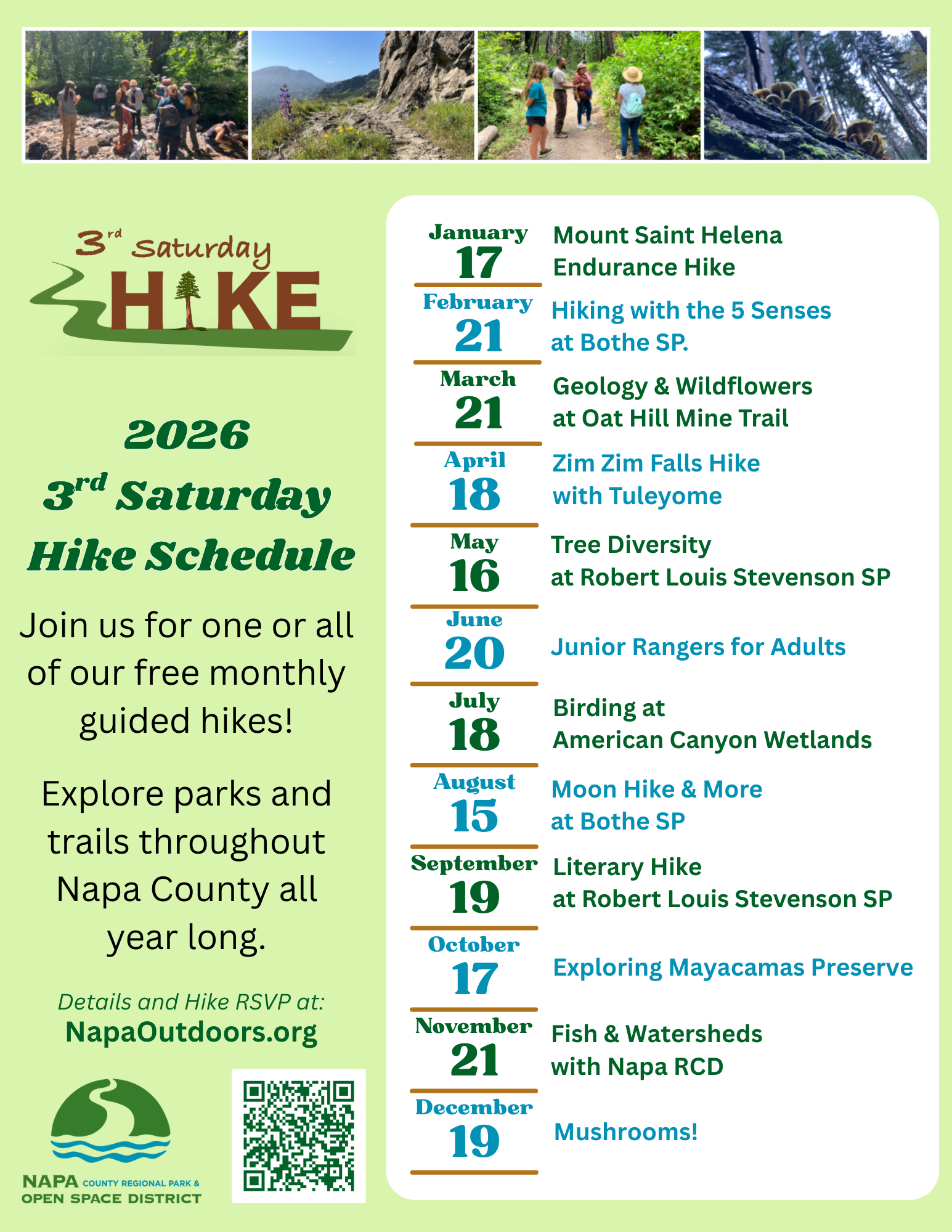 3SH Calendar flyer PNG | Napa Outdoors
